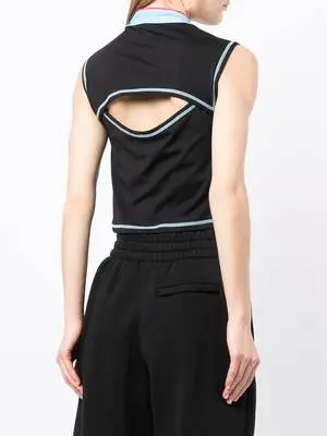 7 DAYS ACTIVE Logo-print Sleeveless Top