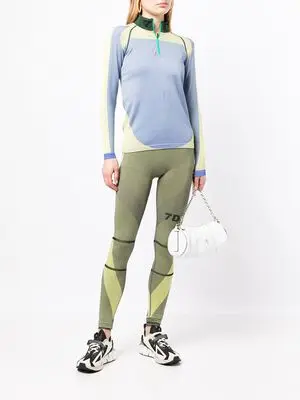 7 DAYS ACTIVE Long-sleeved Half-zip Jumper - Blue