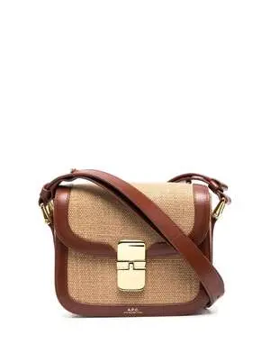 A.p.c. Mini Grace Jute Crossbody Bag