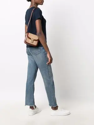 A.p.c. Mini Grace Jute Crossbody Bag
