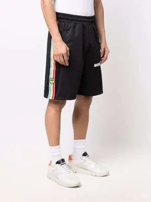 BARROW Logo-print Side-stripe Shorts