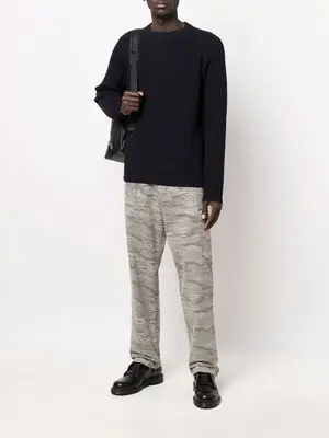 Woolrich Ribbed-knit Crew-neck Jumper