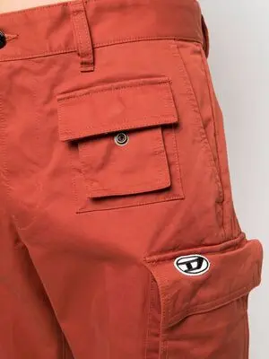 DIESEL® Cotton Tapered Cargo Trousers