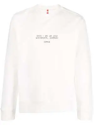 OAMC Audio Slogan-print Sweatshirt - White