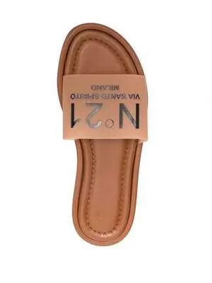 N°21 Logo-print Flat Sandals