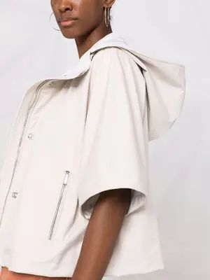 MOORER Lightweight Hooded Jacket - Neutrals