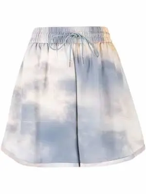 Alexander McQueen Tie-dye Silk Shorts