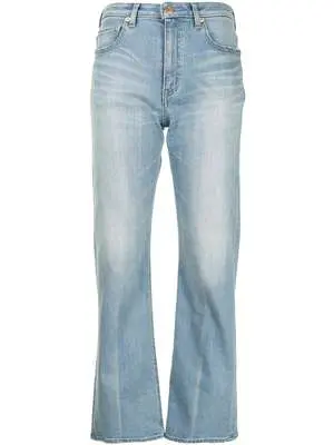 TU ES MON TRESOR The Amethyst Flare Leg Jeans - Blue