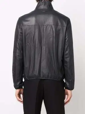 Emporio Armani Drawstring Hem Biker Jacket
