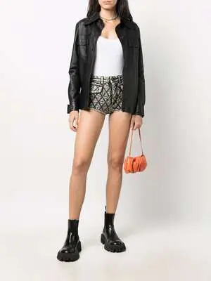 DIESEL® Diamond-quilted Hotpants