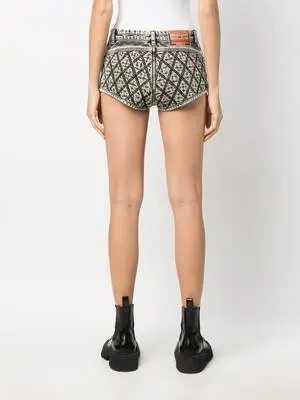 DIESEL® Diamond-quilted Hotpants