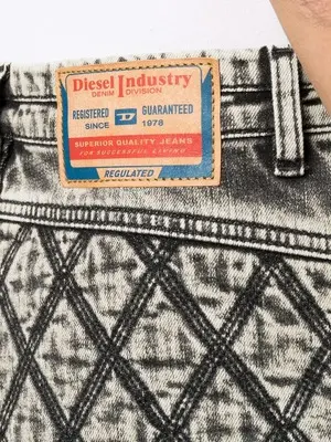 DIESEL® Diamond-quilted Hotpants