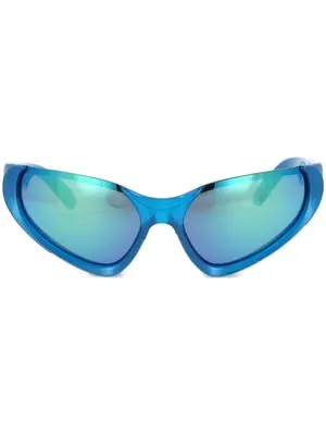 Balenciaga Xpander Cat-eye Sunglasses - Blue