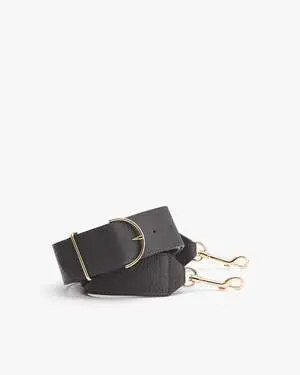 Cuyana Adjustable Wide Luggage Strap - Charcoal
