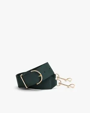 Cuyana Adjustable Wide Luggage Strap - Forest