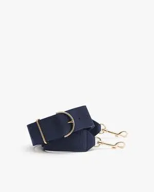 Cuyana Adjustable Wide Luggage Strap Navy