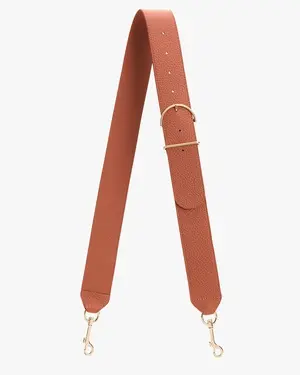 Cuyana Adjustable Wide Luggage Strap Terracotta