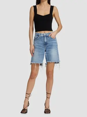 A.L.C. Jordana Sleeveless Cropped Top - Black