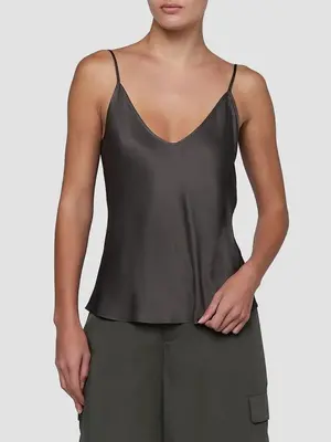 L'Agence Lexi Camisole Top - Ash Olive