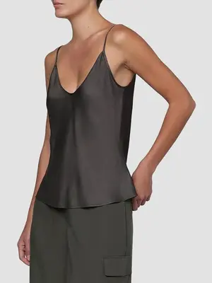 L'Agence Lexi Camisole Top - Ash Olive