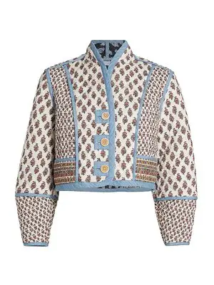 Veronica Beard Women's Kamila Reversible Jacket - Cream Multi  - Cream Multi