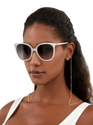 Gucci Pure Acetate 56mm Square Sunglasses
