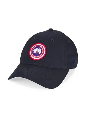 Canada Goose Men's Arctic Disc Adjustable Baseball Cap - White Navy