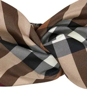 Burberry Silk Check Headband