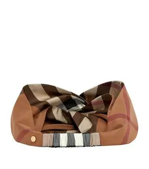 Burberry Silk Check Headband