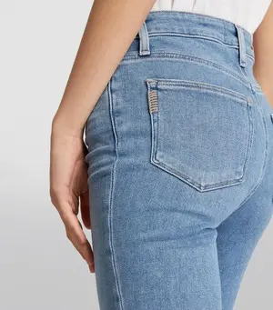 Paige Cindy Slim Hem Jean