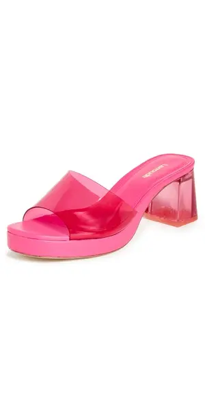 Larroude Jenn Lucite Sandals