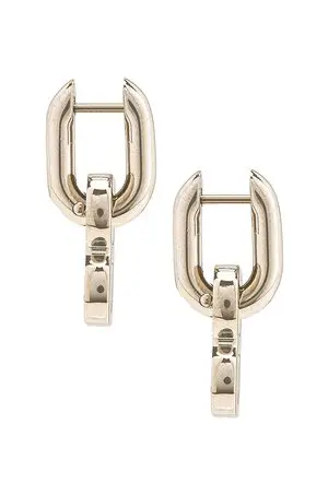Balenciaga Xs B Chain Earrings