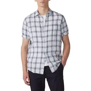 Rodd & Gunn Harwich Plaid Short Sleeve Linen Button-up Shirt