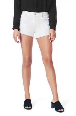 Joe's Jeans The Ozzie Fray Hem Denim Shorts - White