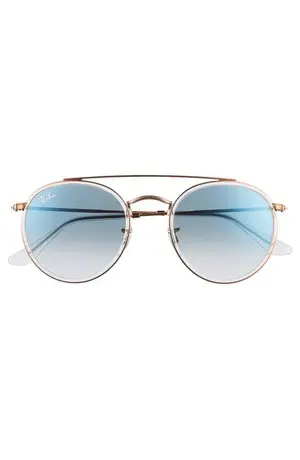 Ray-ban Ray-Ban 51mm Aviator Sunglasses Blue Transparent