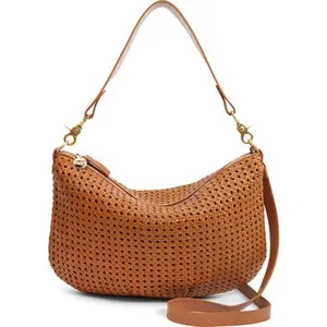 Clare V. Moyen Messenger Bag - Tan Rattan