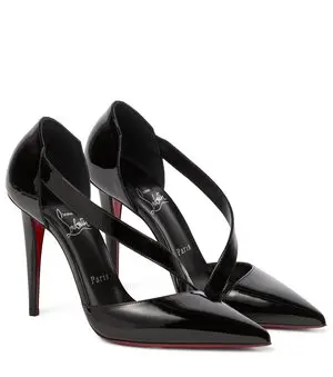 CHRISTIAN LOUBOUTIN Astrid 100 Patent Leather Pumps