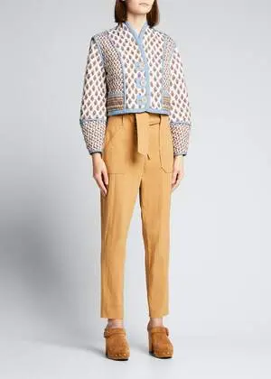 Veronica Beard Kamila Reversible Jacket - Cream Multi