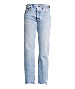 Moussy Vintage Samuel Straight-Leg Jeans - Blu