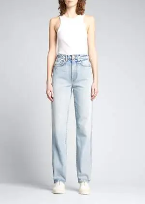 GRLFRND Sara Super High-Rise Slim-Straight Jean - Encinitas G1783