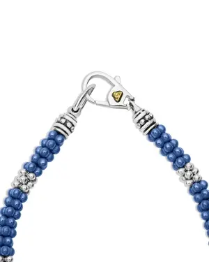 Lagos Sterling Silver Ceramic Bracelet
