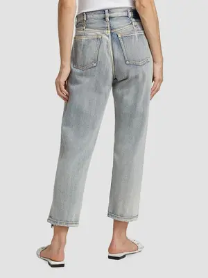 3.1 Phillip Lim High-rise Zip Detail Straight-leg Jeans - Indigo