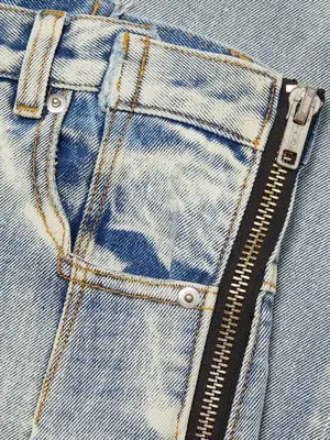 3.1 Phillip Lim High-rise Zip Detail Straight-leg Jeans - Indigo