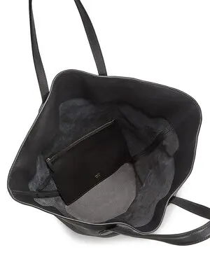 Khaite Osa Circle Leather Tote Bag