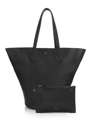 Khaite Osa Circle Leather Tote Bag