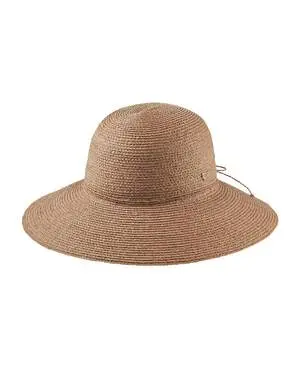 Helen Kaminski Delphina Round Raffia Sun Hat - Tan