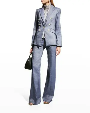 Veronica Beard Kelson Dickey Jacket - Ink/white