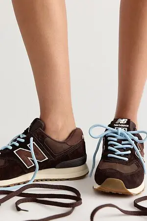 NEW BALANCE 574 Lace-up Sneakers - Black