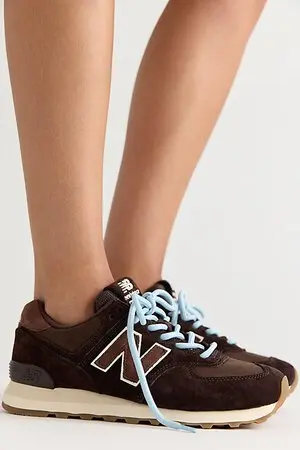 NEW BALANCE 574 Lace-up Sneakers - Black