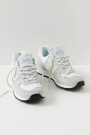 NEW BALANCE 574 Leather Sneakers - Grey